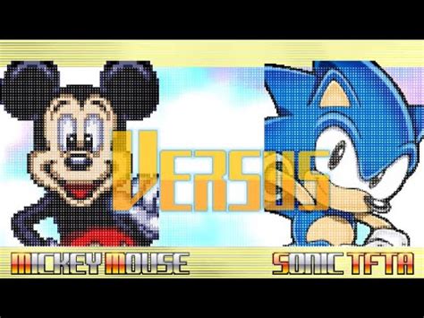 Mugen Battle Mickey Mouse Vs Sonic TFTA YouTube