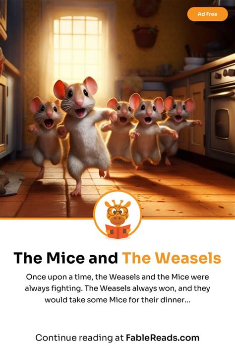 The Mice And The Weasels Lion And The Mouse Mouse Aesops Fables