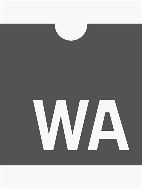 Webassembly Icon Gray Sticker By Slumber86 Redbubble