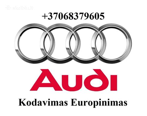Audi Usa Eu Europinimo Remonto Paslauga A25153076