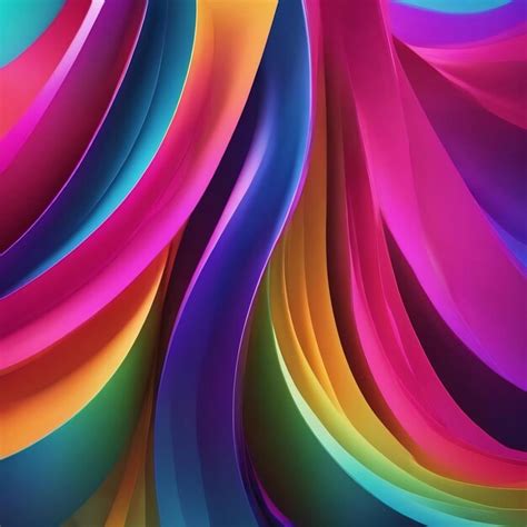 Premium Photo Colorful Gradient Prism Vibrant Background Curves