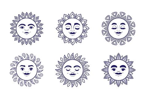 Moon Face Illustration