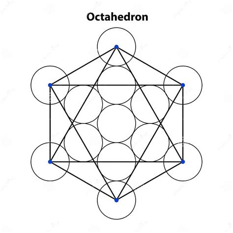 Octahedron Scared Geometry Vector Design Elements This Is Religion