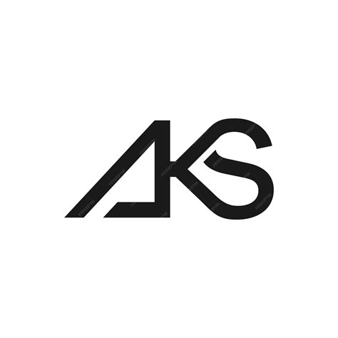 Premium Vector Logo Monogram Aks