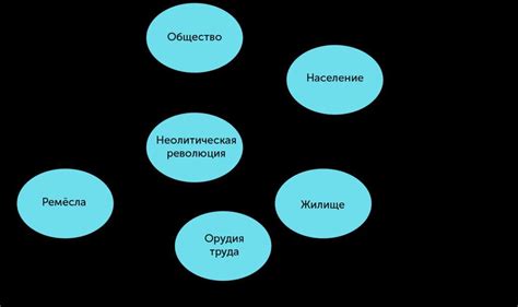 Укажите изменения произошедшие в эпоху неолита согласно указанным на схеме категориям