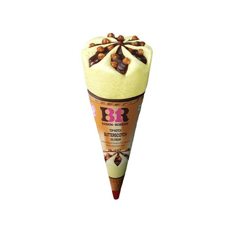 Baskin Robbins Butterscotch Ice Cream Cone Price Buy Online At ₹90 In