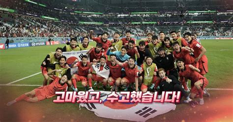 영상구성 카타르 여정 마무리고맙습니다 태극전사