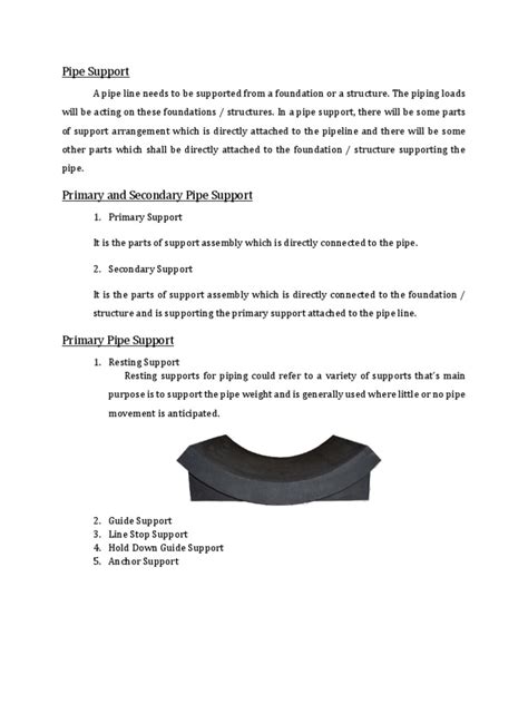 Pipe Support Pdf