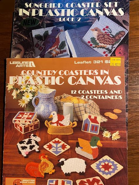 Plastic Canvas Needlepoint Patterns Choose 360 Birds 1374 Songbirds Or 321 Country Leisure