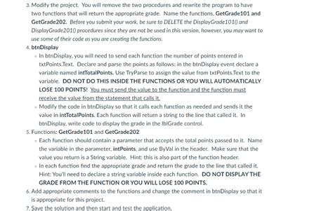 Solved This Program Is Being Written In Visual Basic Thisis