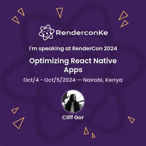 Cliff Gor On Linkedin I Am Excited To Be Speaking At Rendercon Kenya This Year Hope To See You