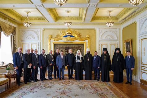 His Holiness Patriarch Kirill Meets With Senior Russian Protestants