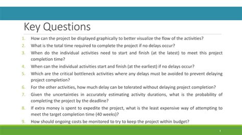 Lecture 4 Engineering Project Schedulingpptx