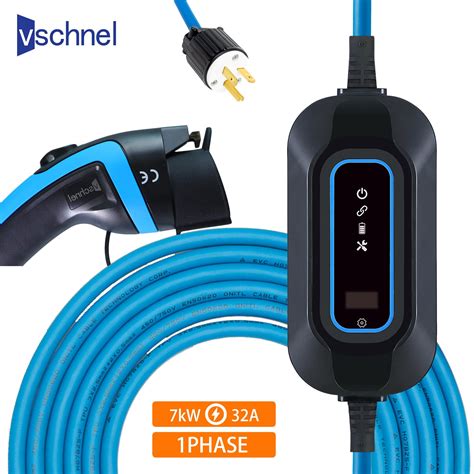 7kw Type 1 Electric Vehicle Charger Level 2 Evse Wallbox EV Wall