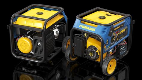 Firman T07571 Tri Fuel Generator 3d 3d Molier International