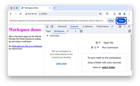 작업공간에서 파일 수정 및 저장 Chrome Devtools Chrome For Developers