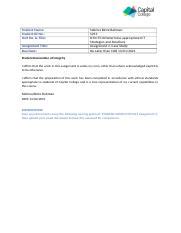 SABRINA ICTICT510 Assignment 2 Docx Babe Name Babe ID No Unit No Title Assignment