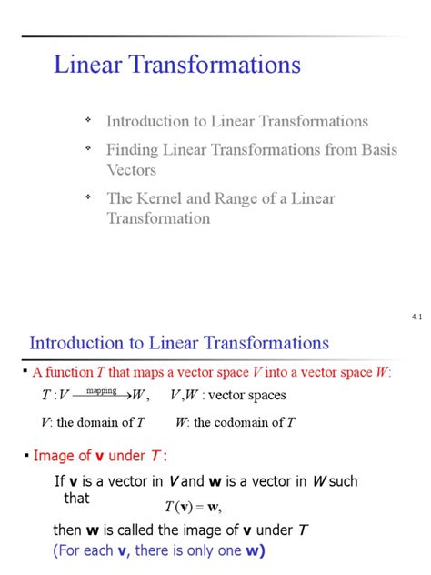 l1 l3 linear transformation pdf linear subspace linear map
