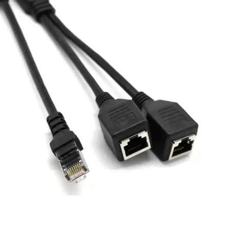 Rj45 Lan 이더넷 1 2 포트 분배기 케이블 네트워크 Cat6 어댑터 소켓 8p8c 커넥터 익스텐더 Buy Rj45