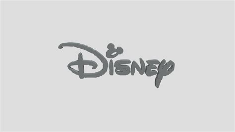 Disney Logo 3d Model By Gomes Igorgamer [b78081c] Sketchfab