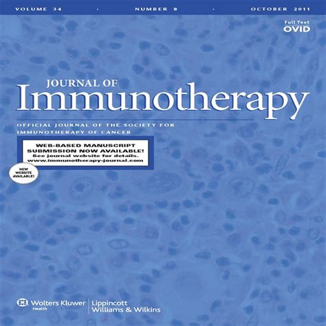 Journal Of Immunotherapy