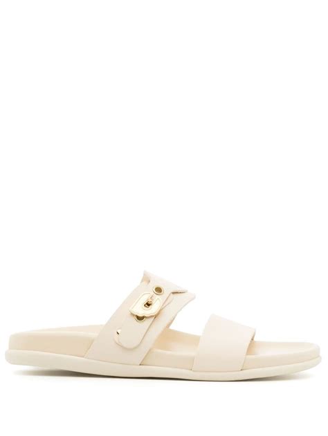 Ancient Greek Sandals Latria Double Strap Sandals White Farfetch