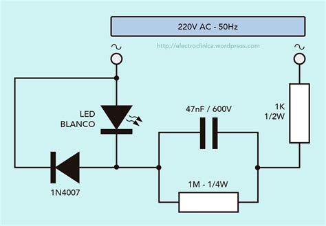 Circuito De Luz Nocturna Led