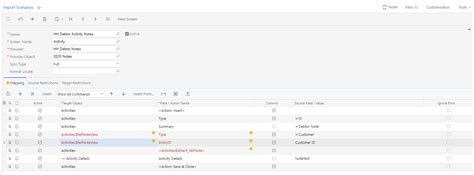 Import Activities For A Customer • Everything Else • Acumatica User