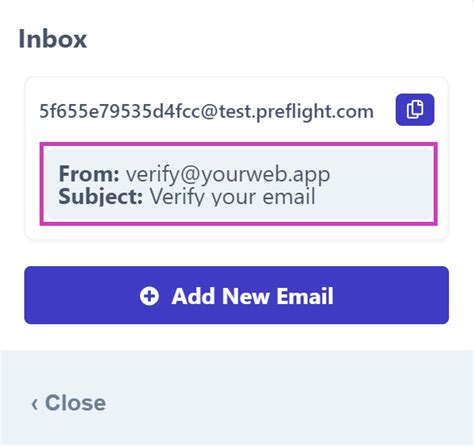 Creating A Signing Up And Verification Email Test