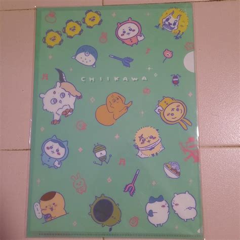 Official Chiikawa A4 File Hobbies And Toys Stationery And Craft