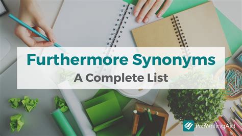 Furthermore Synonyms A Complete List Youtube