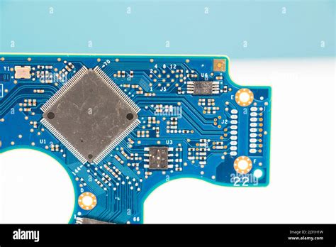 Electronic Motherboard Isometric Processor Microchip Stock Photo Alamy