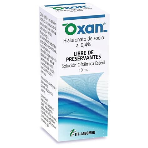 Oxan 04 X 10ml Solución Oftálmica