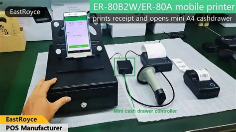 Wireless Cash Drawer Controller Box Work With A Mobile Receipt Printer For Open Cash Drawers