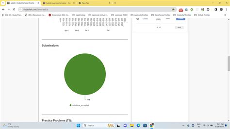 My Pie Chart Is Wrong It Shows Only The Correct Submissions Bug
