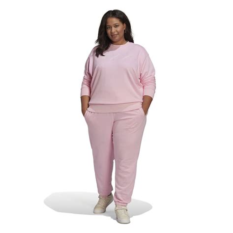 Buy Adidas Originals Womens Crew Sweatshirt Plus Size True Pink