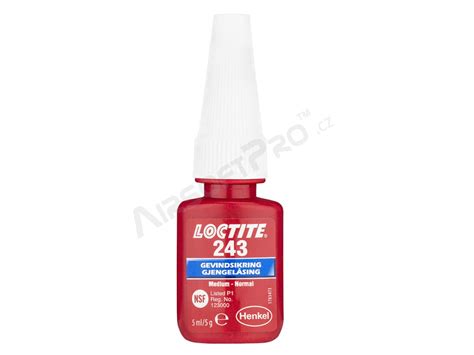 Adhesives and threadlockers : 243 Threadlocker (5 ml) - medium strength ...