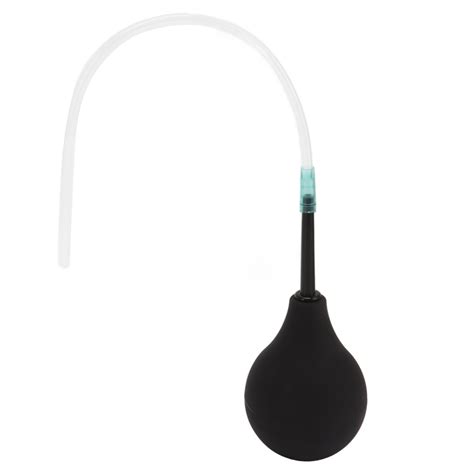 Enema Bulb Kit Silicone Douche Bulb With Single Use Hose Women Enemator