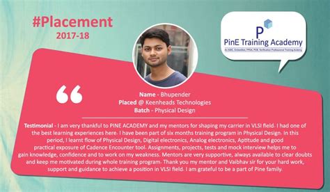 Placement2018 Congrats Bhupender Placed Keenheads Technologies