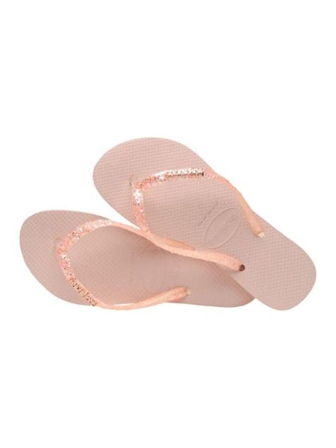Havaianas Slim Glitter Flourish Flip Flops Edamama