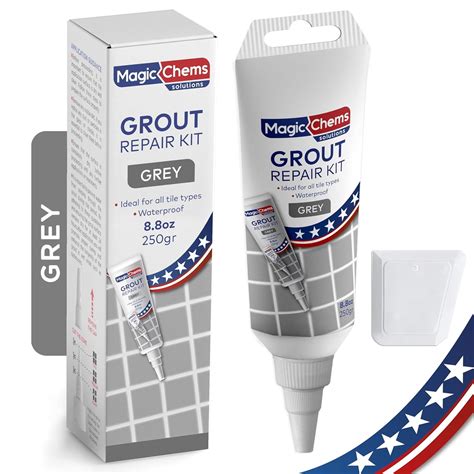 Tile Grout Repair Grey 88 Oz250gr Fast Drying Grout Repair Kit