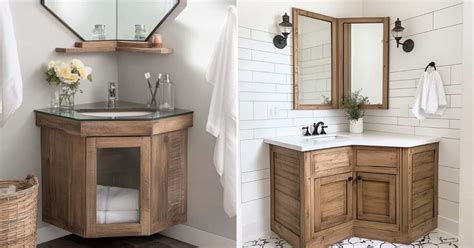 17 Brilliant Bathroom Corner Vanity Ideas To Save Space And Add Style