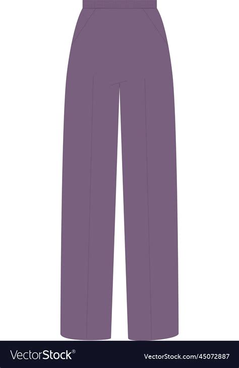 Women Fashion Slacks Royalty Free Vector Image