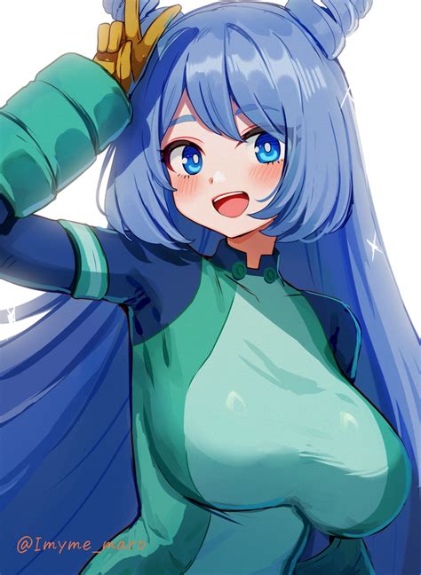 Marota Hado Nejire Boku No Hero Academia Commentary Request 1girl D Arched Back Arm Up