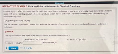 Solved Propane C3h8 Is A Fuel Commonly Used For Cooking On