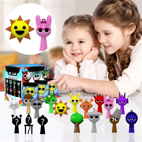 Sprunki Action Figures Mystery Box 19 Plastics Toy Surprise Set