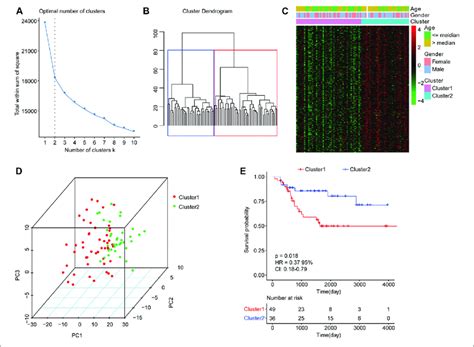 Clustering Analysis Of Osteosarcoma Samples Based On Mrna Levels Of Download Scientific