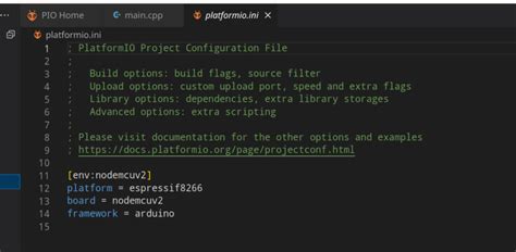How To Create A Project For Nodemcu Esp8266 With Platformio Techrm