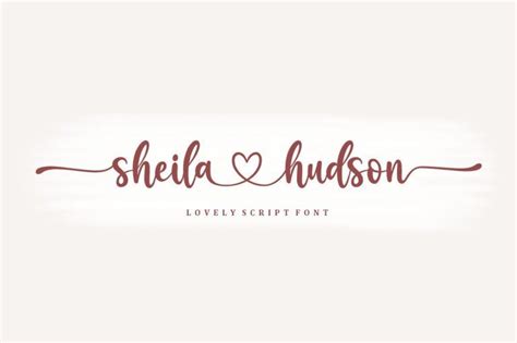 Sheila Hudson Font Free Script Fonts Free Fonts Download Free Font