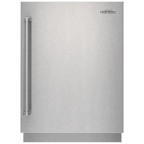 Sub Zero Designer Series Undercounter Outdoor 24 In Right Hinge Stainless Steel Solid Panel